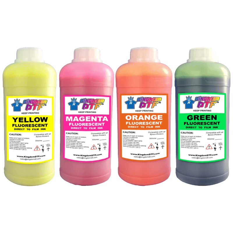 DTF Fluorescent Ink - Direct To Film Inks (DTF Ink) – Kingdom DTF